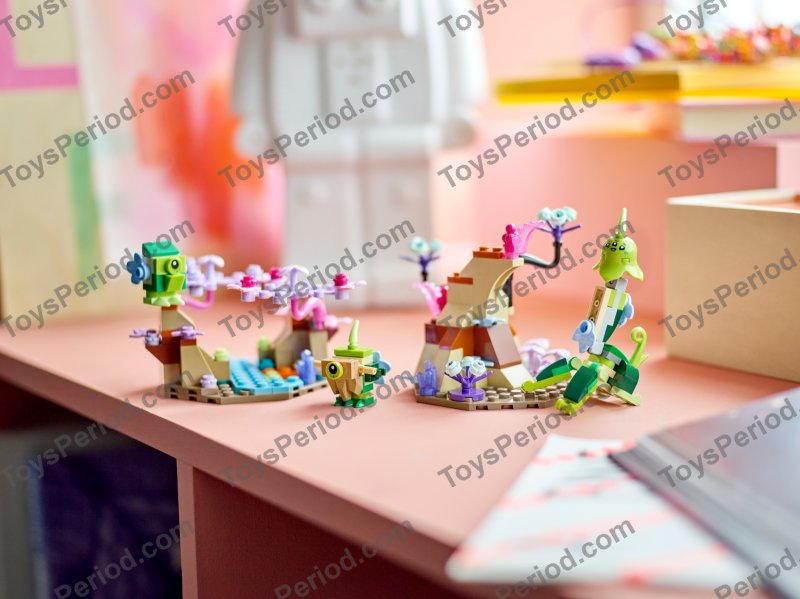 LEGO 40716 Alien Planet Habitat Set Parts List