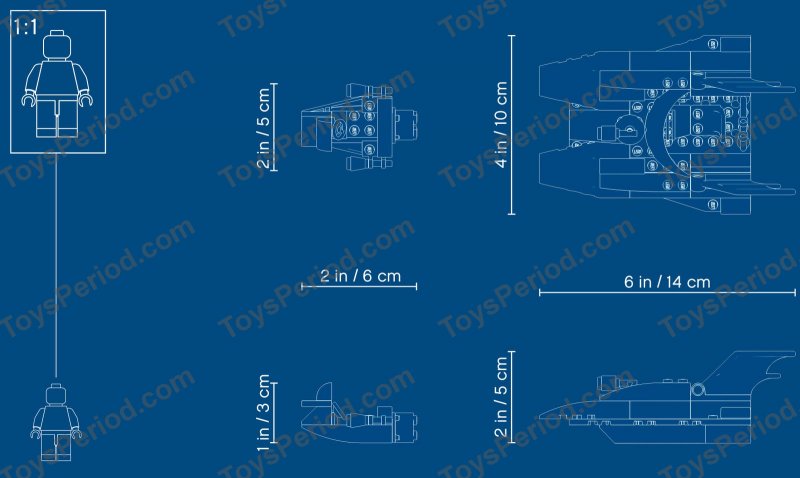 LEGO 76158 Batboat The Penguin Pursuit! Set Parts List