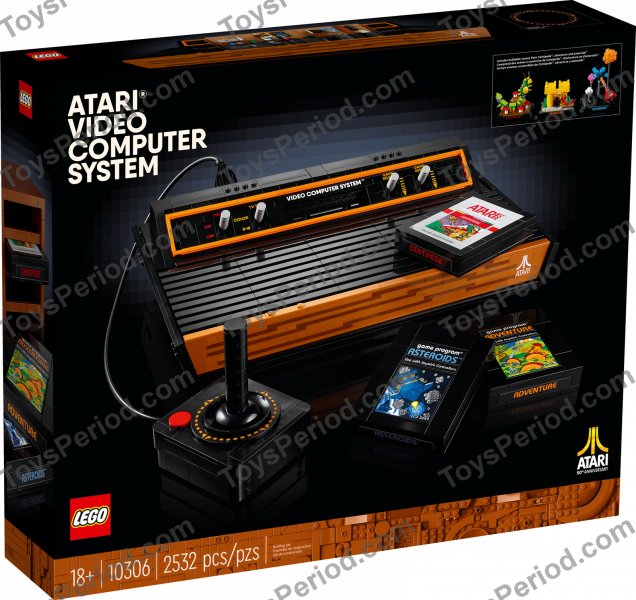 LEGO 10306 Atari 2600 Set Parts List