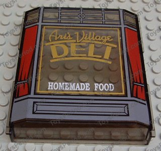 LEGO Sets with Part 30650pb05 Panel 2 x 8 x 8 with Ari's Village Deli ...