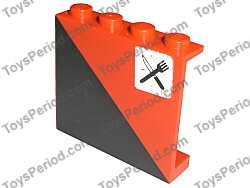 LEGO Sets with Part 4215apb02 Panel 1 x 4 x 3 with Diagonal 1/2 Black ...