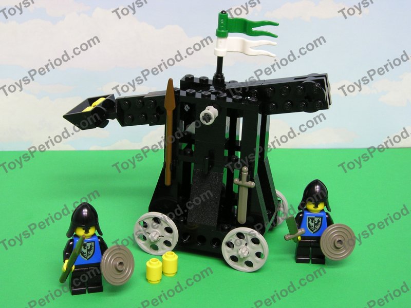 Castle Theme Sets - LEGO 6030 Catapult Black Falcons Castle Siege Set 1984