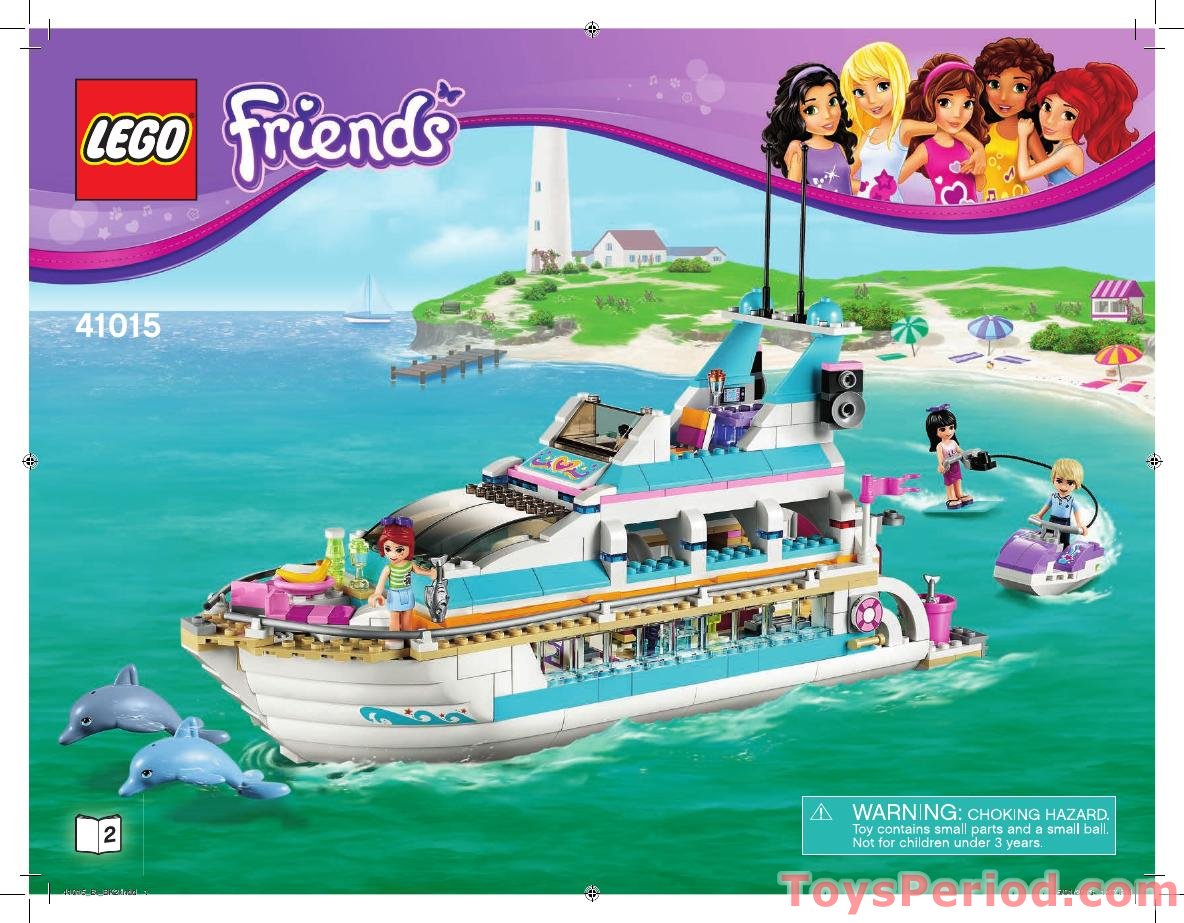 LEGO 41015 Dolphin Cruiser Instructions and Parts List