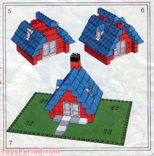 LEGO 080-1 Basic Building Set with Train Instructions and Parts List