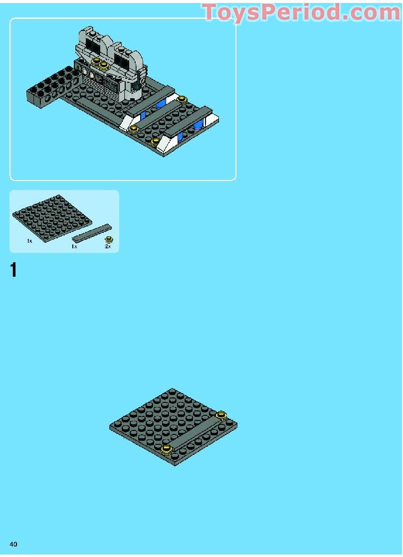 LEGO 10191 Star Justice Instructions and Parts List