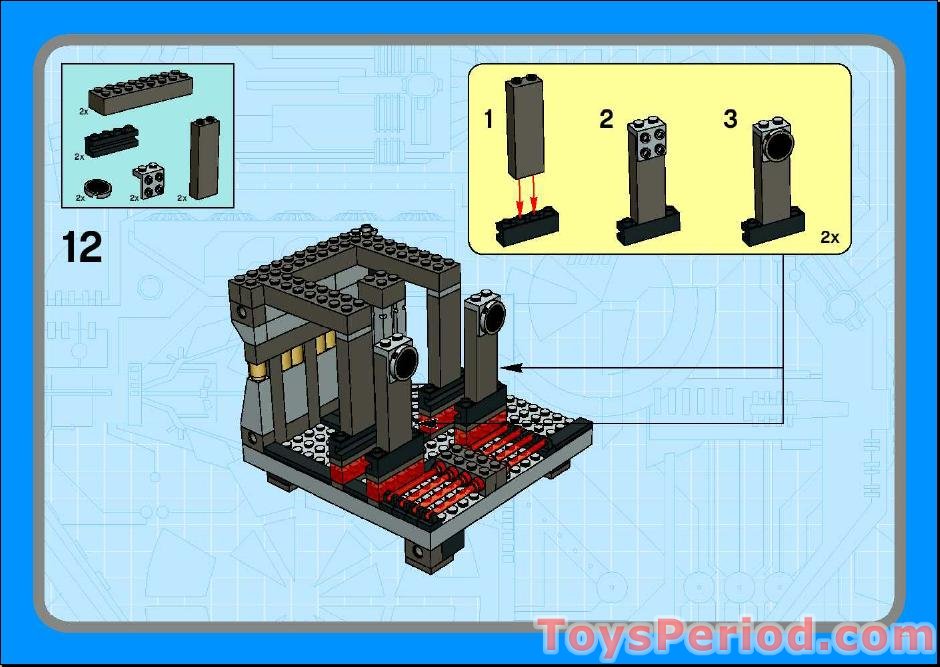 LEGO 10123 Cloud City Instructions and Parts List