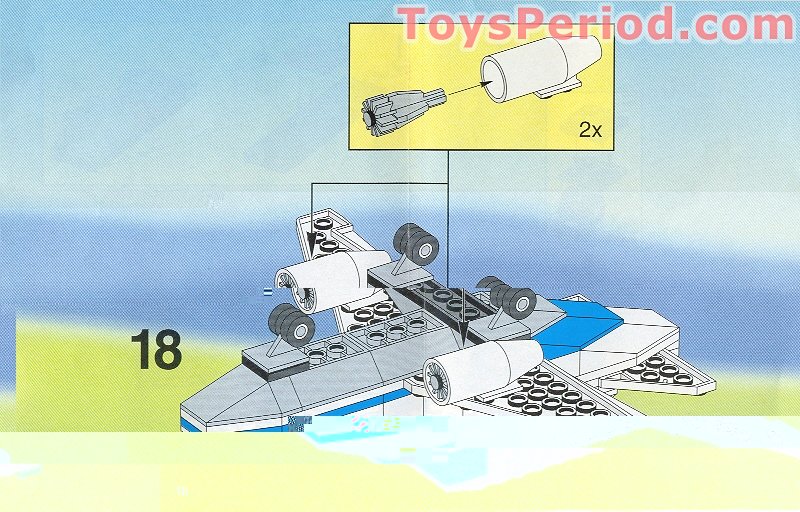 LEGO 2718 Aircraft and Ground Crew Instructions and Parts List