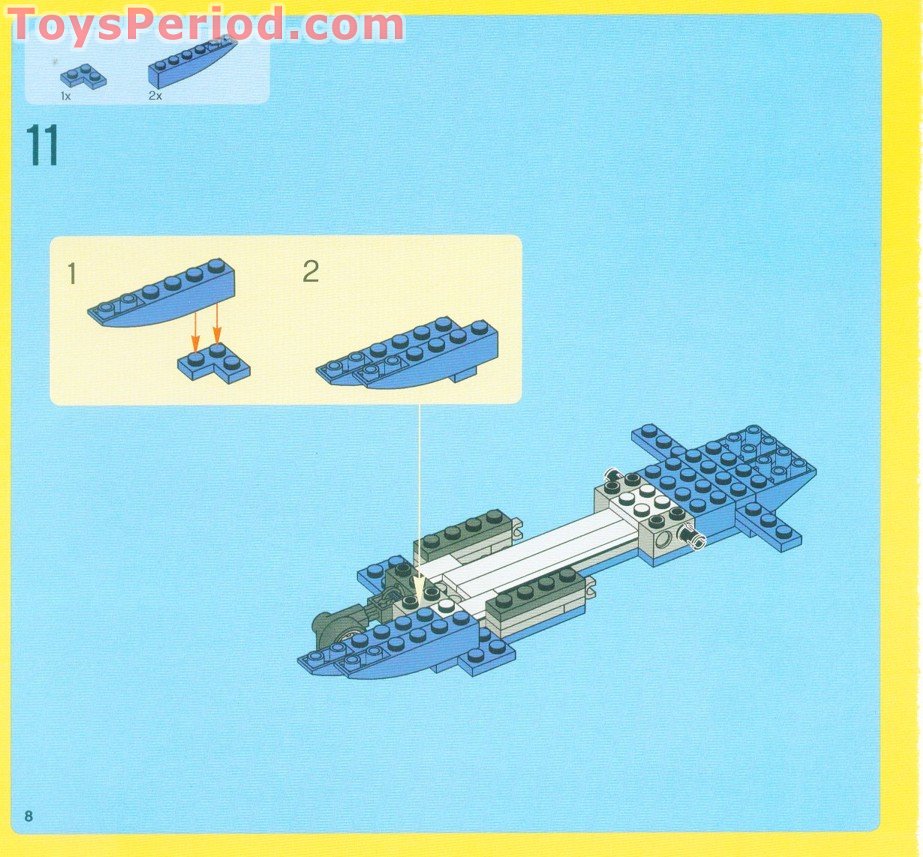 LEGO 4953 Fast Flyers Instructions and Parts List