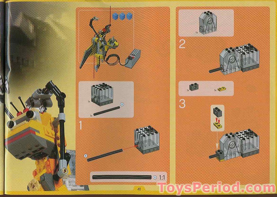 LEGO 4094 Motor Movers Instructions and Parts List