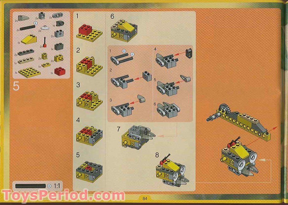 LEGO 4094 Motor Movers Instructions and Parts List