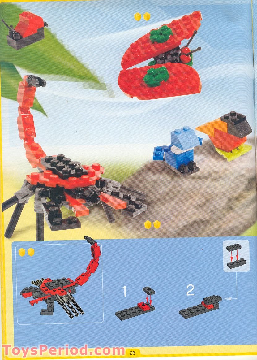 LEGO 4101 Wild Collection Instructions and Parts List