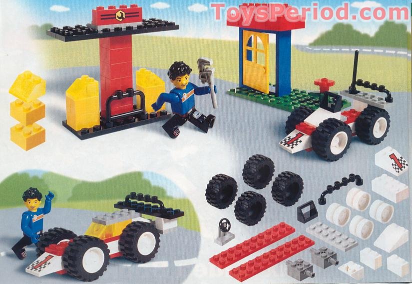 LEGO 4173 Max's Pitstop Instructions and Parts List