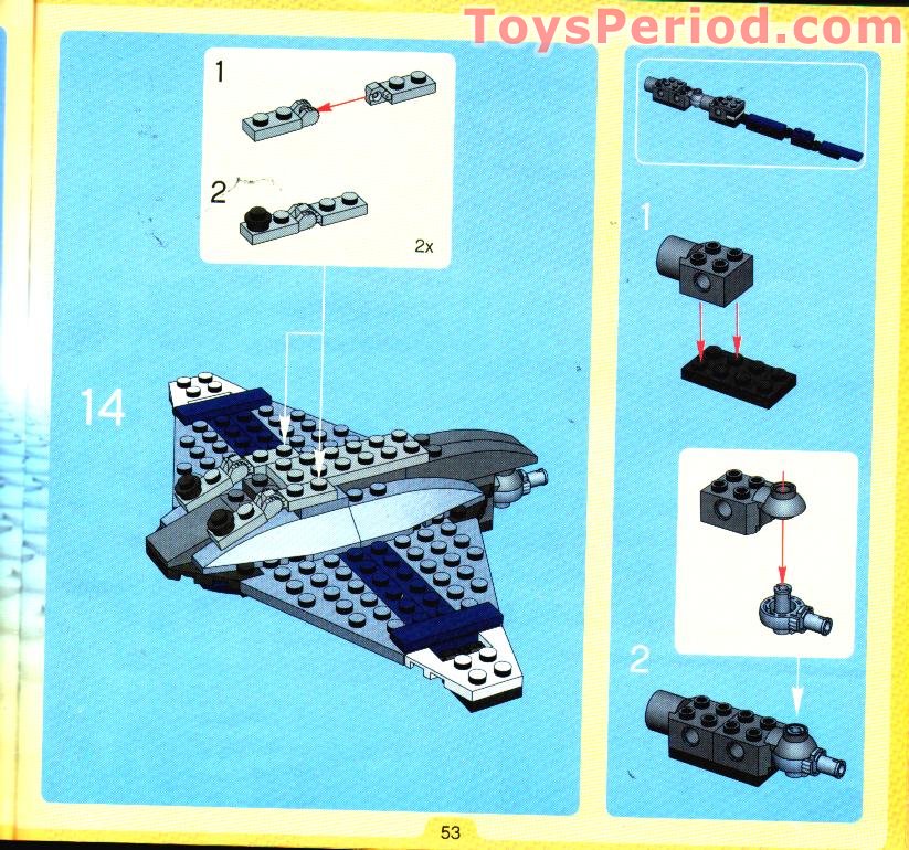 LEGO 4506 Deep Sea Predators Instructions and Parts List