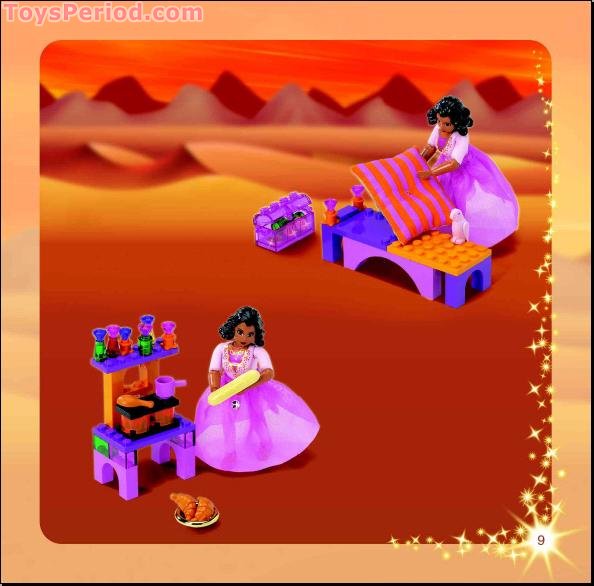 LEGO 5857 Safran's Amazing Bazaar Instructions and Parts List