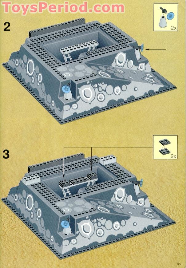 LEGO 6991 Monorail Transport Base Instructions and Parts List