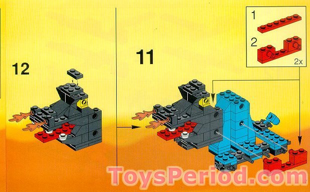 LEGO 6043 Dragon Defender Instructions and Parts List