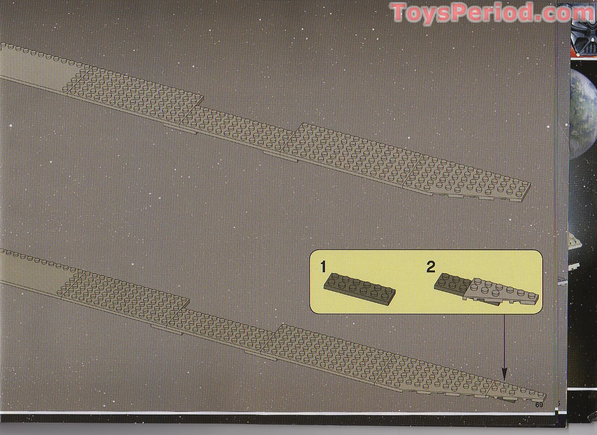 LEGO 6211 Imperial Star Destroyer Instructions and Parts List