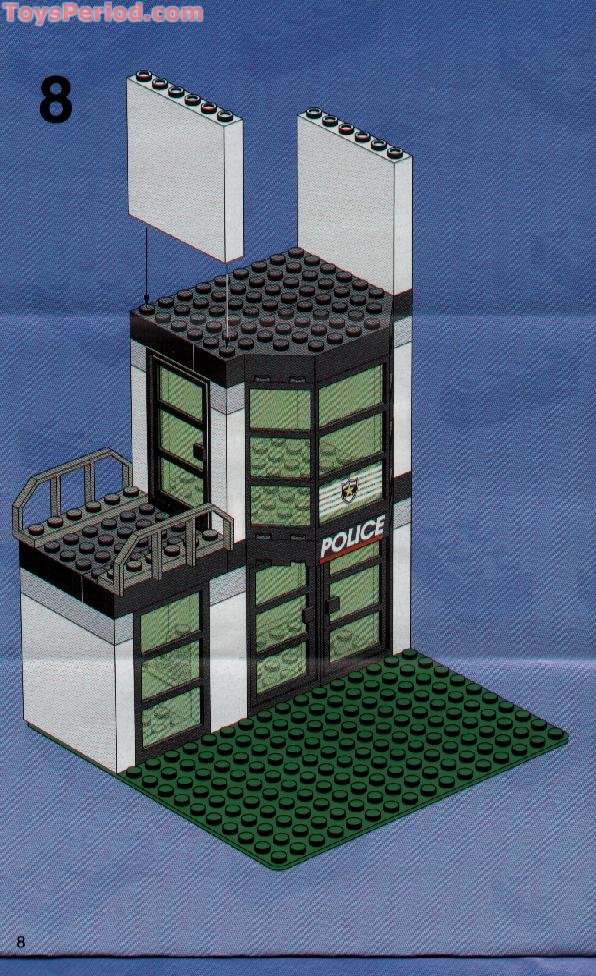 LEGO 6332 Command Post Central Instructions and Parts List