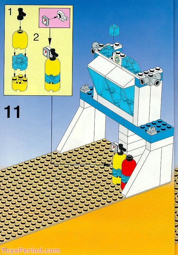 LEGO 6455 Space Simulation Station Instructions and Parts List