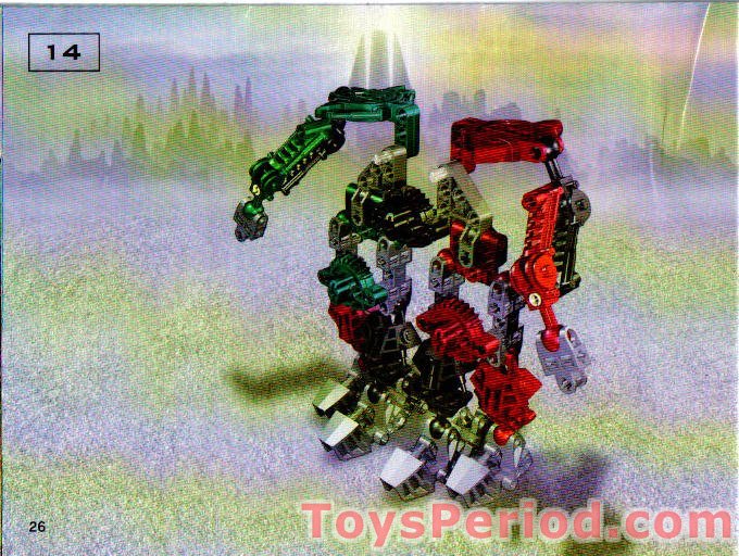 LEGO 8618-1 Vahki Rorzakh Instructions and Parts List