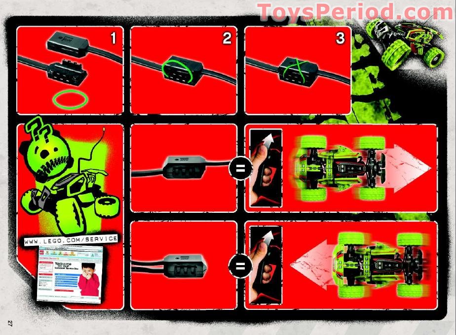 LEGO 8675 Outdoor Challenger Instructions and Parts List