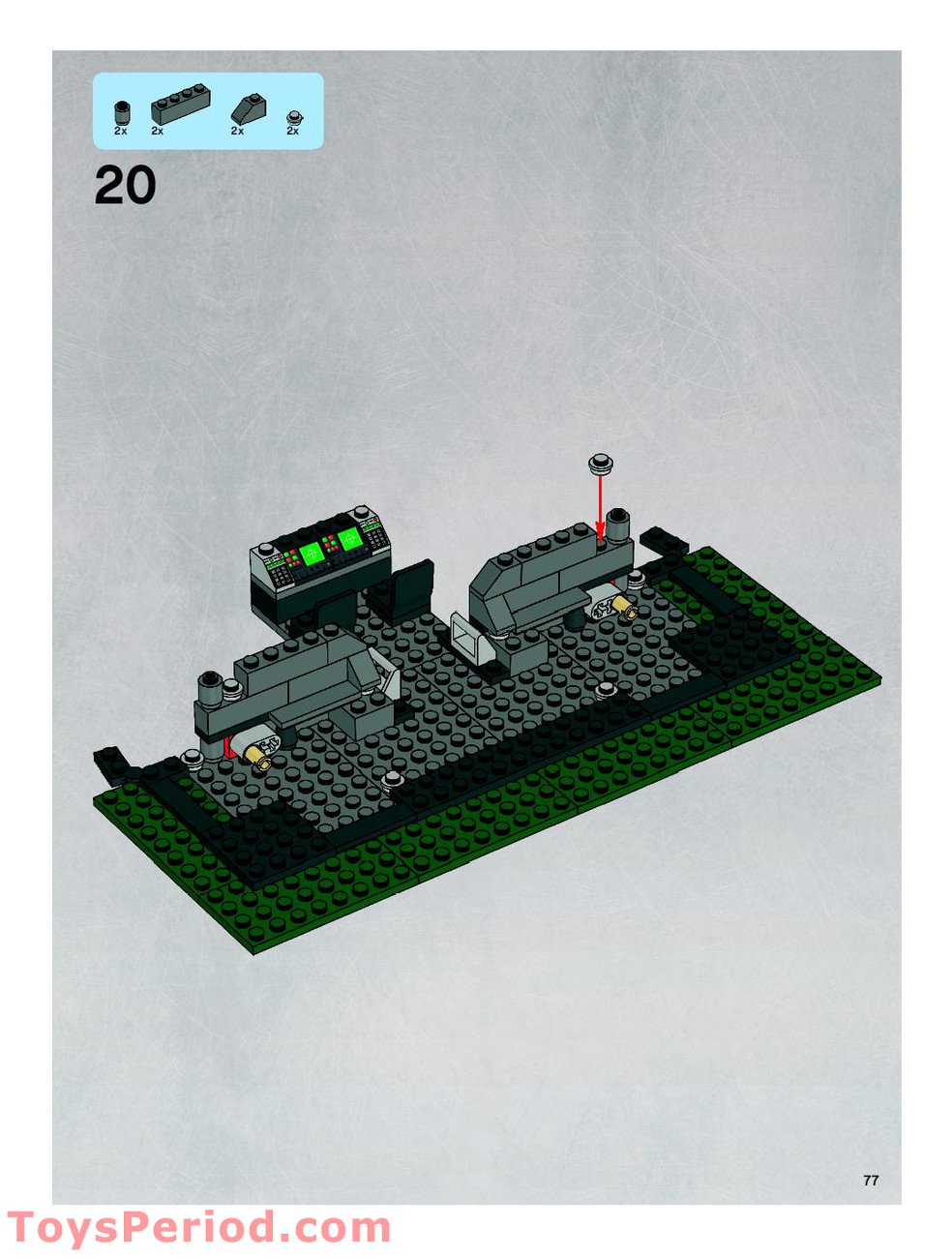 LEGO 8038 The Battle of Endor Instructions and Parts List