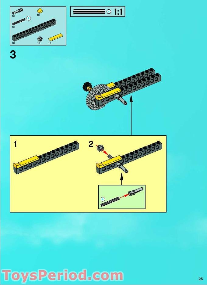 LEGO 8107 Fight for the Golden Tower Instructions and Parts List