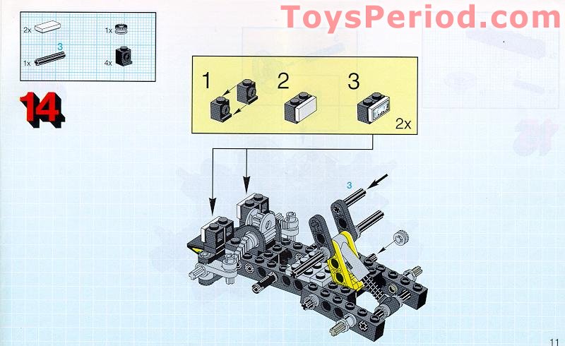 LEGO 8207 Dune Duster Instructions and Parts List