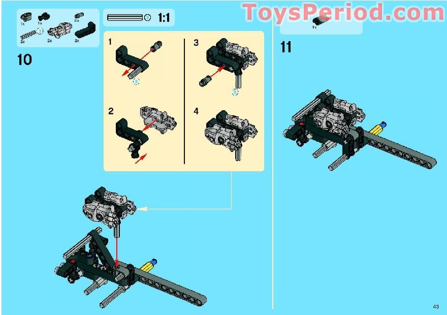 LEGO 8264 Hauler Instructions and Parts List