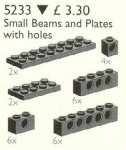 LEGO 5233-1 Bedroom Instructions and Parts List
