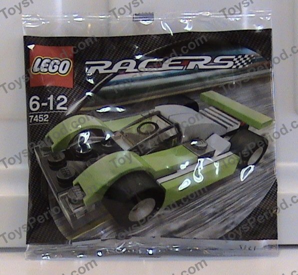 LEGO 7452 Lime and Black Racer Set Parts List