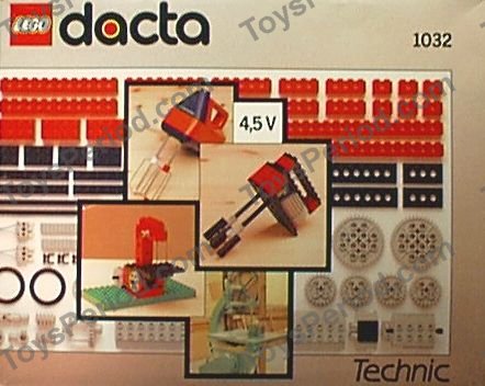 LEGO 1032 Technic II Set 4.5v Parts List