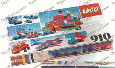LEGO 910 Universal Building Set Instructions and Parts List