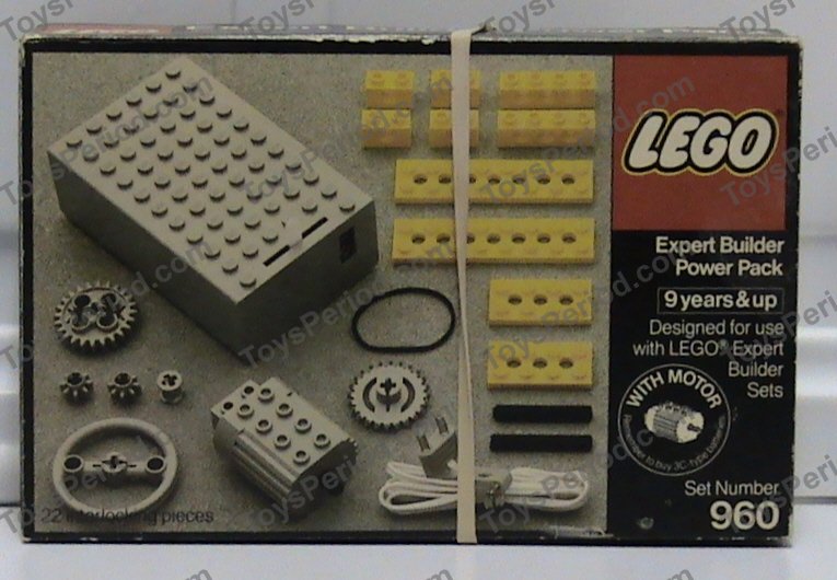 LEGO 960 Expert Builder Power Pack Instructions and Parts List