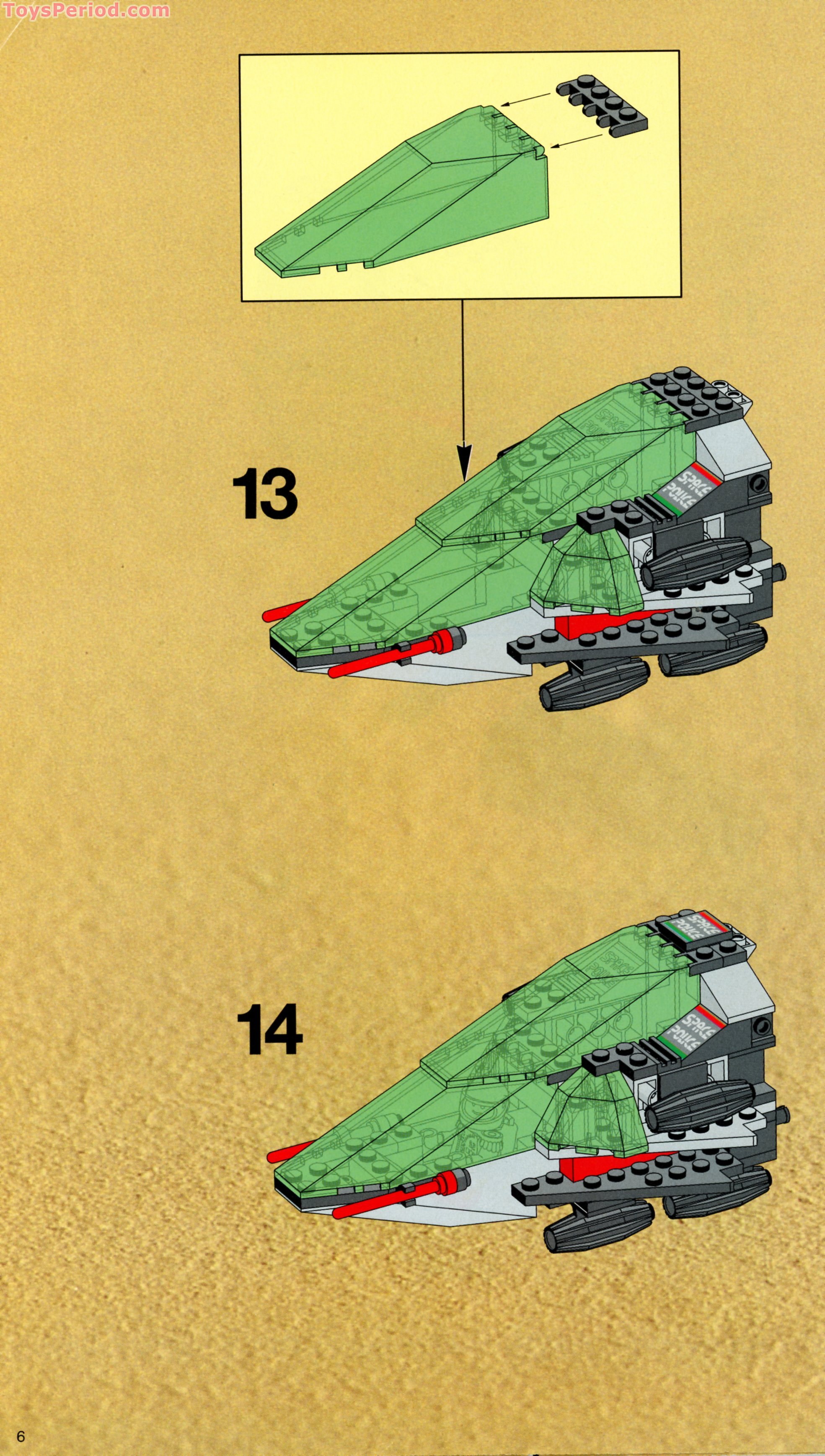 LEGO 6984 Galactic Mediator Instructions and Parts List