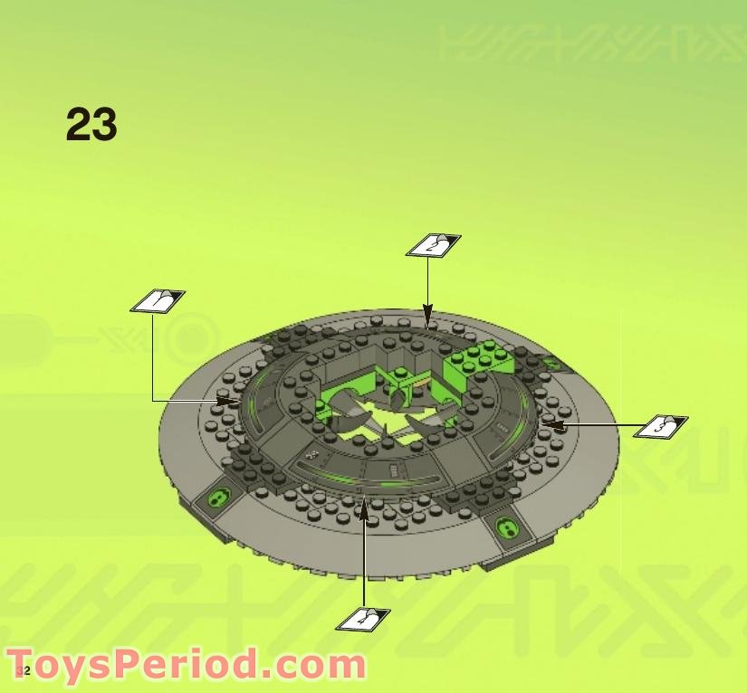 LEGO 7052 UFO Abduction Instructions and Parts List