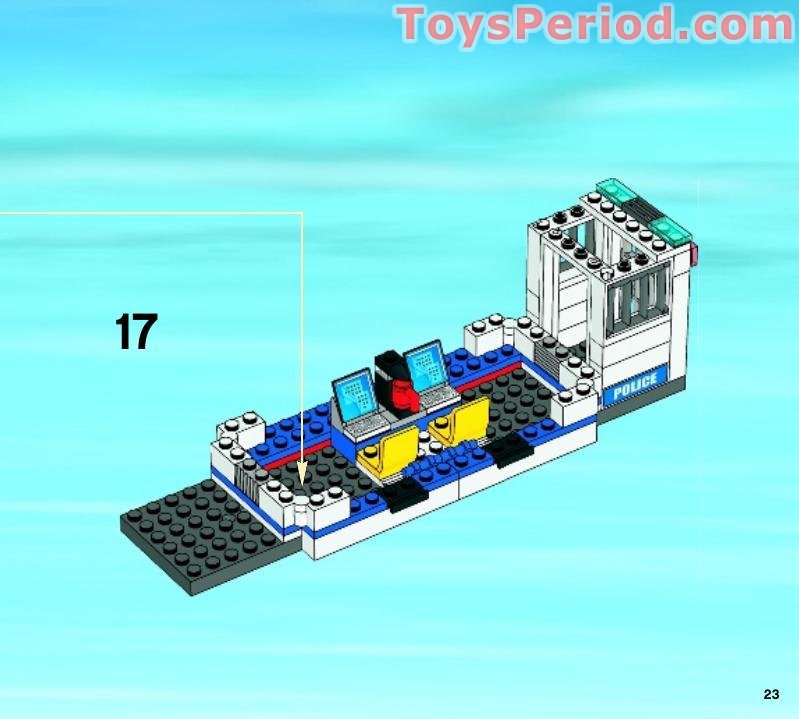 LEGO 7288 Mobile Police Unit Instructions and Parts List
