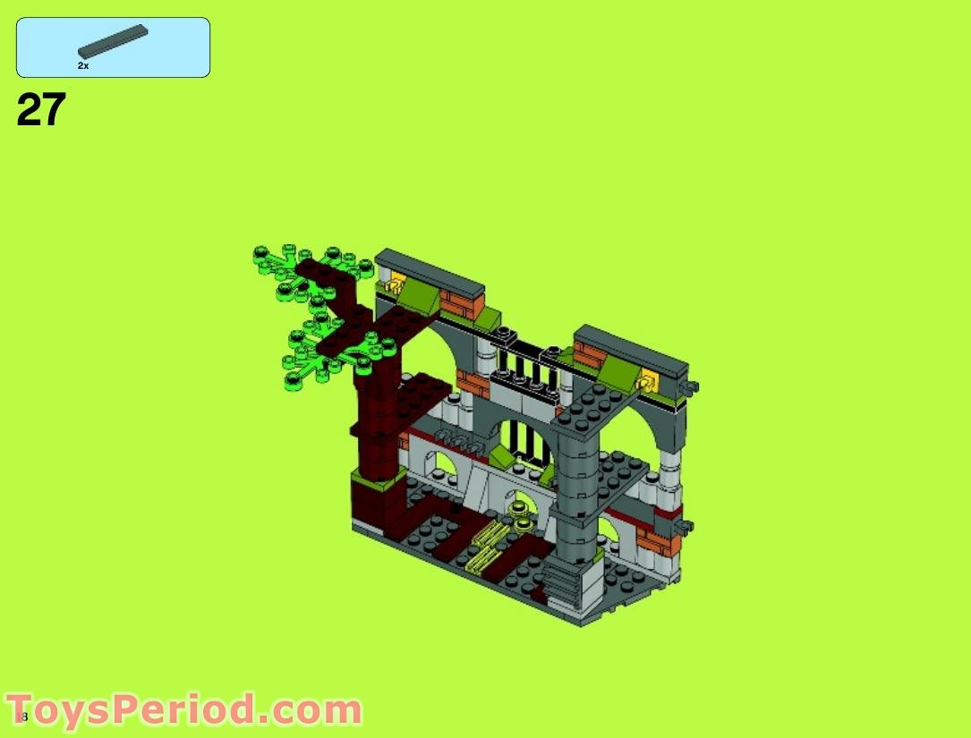LEGO 79103 Turtle Lair Attack Instructions and Parts List