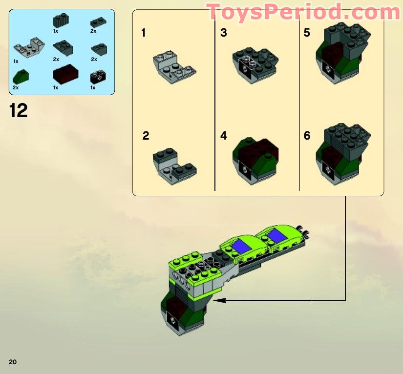 LEGO 9443 Rattlecopter Instructions and Parts List
