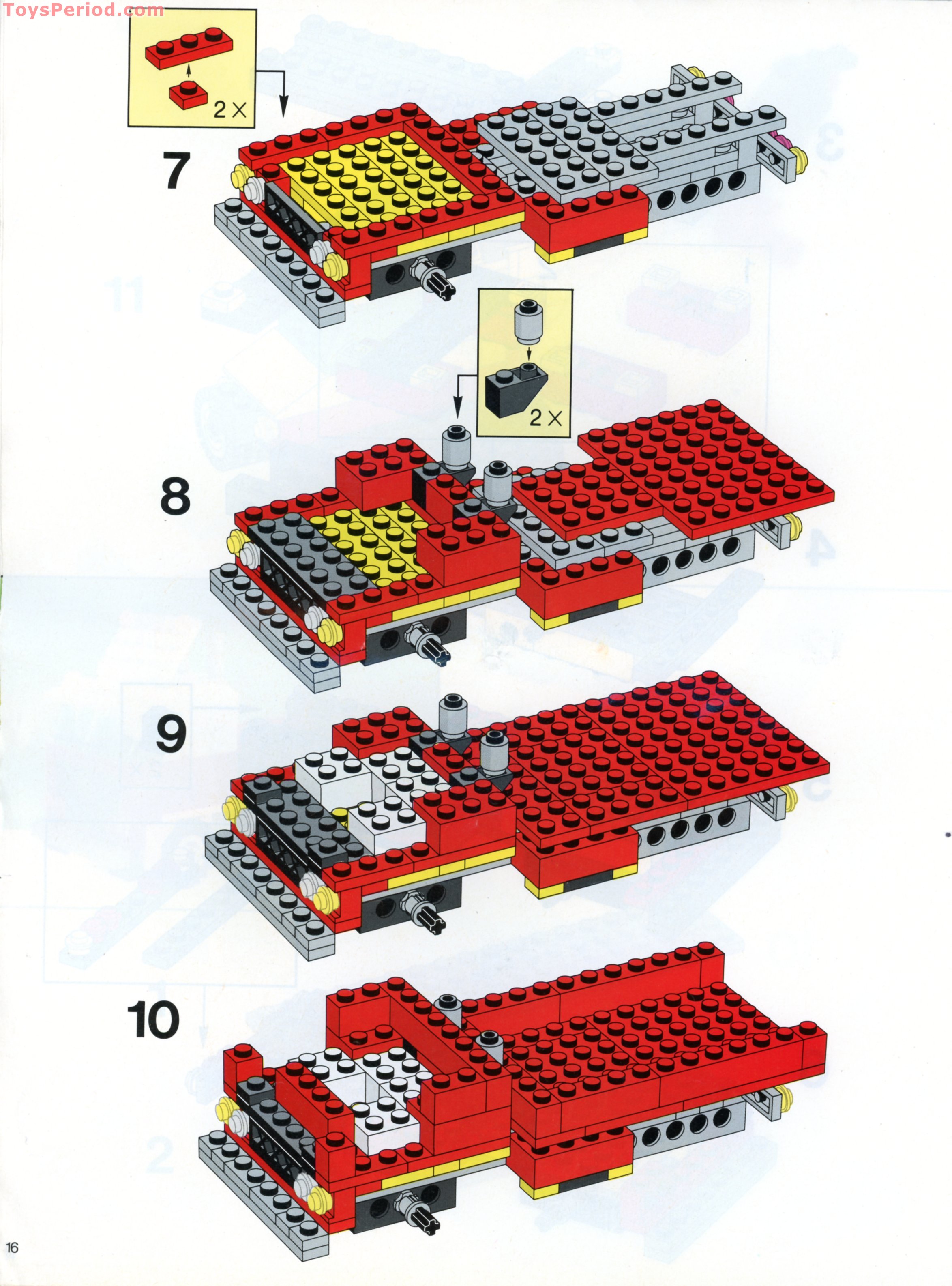 LEGO 715 Basic Building Set 7 Plus Instructions and Parts List
