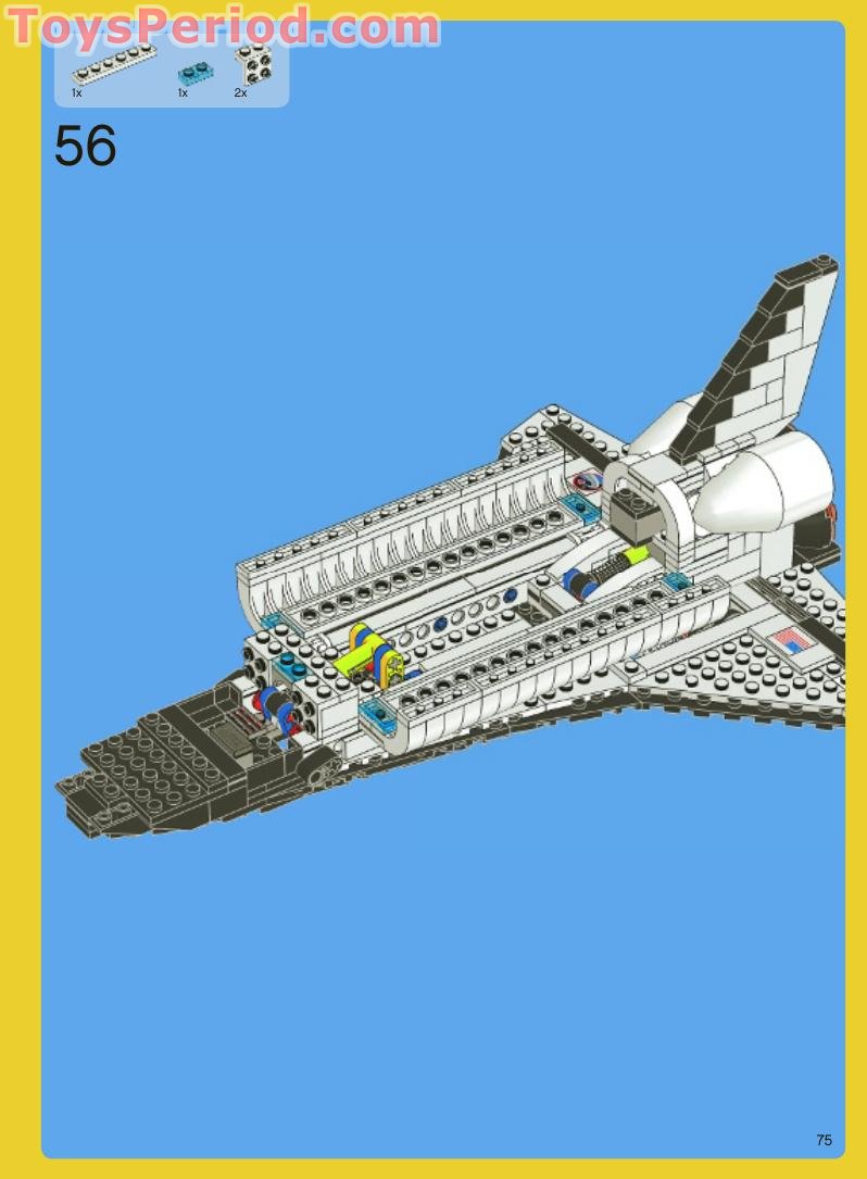 LEGO 10231 Shuttle Expedition Instructions and Parts List