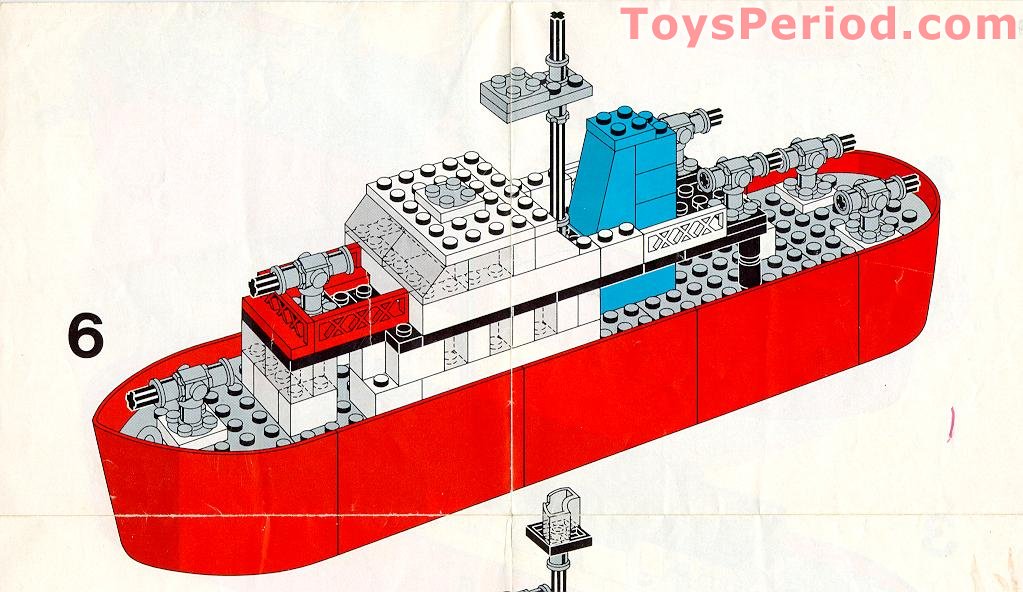 LEGO 316-1 Fire Fighter Boat Instructions and Parts List