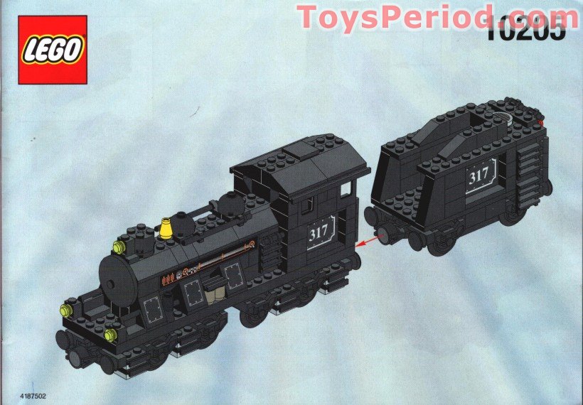 LEGO 10205 My Own Train Locomotive Instructions and Parts List