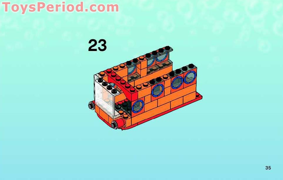 LEGO 3830 Bikini Bottom Express Instructions and Parts List