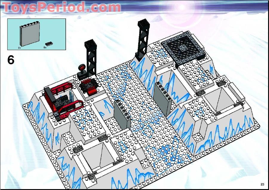 LEGO 4748 Ogel's Mountain Fortress Instructions and Parts List