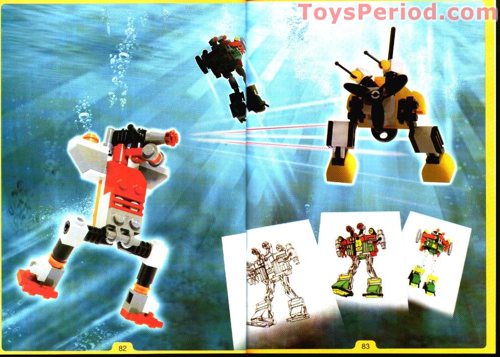 LEGO 4097 Mini Robots Instructions and Parts List