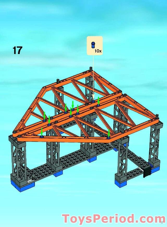 LEGO 4210 Coast Guard Platform Instructions and Parts List