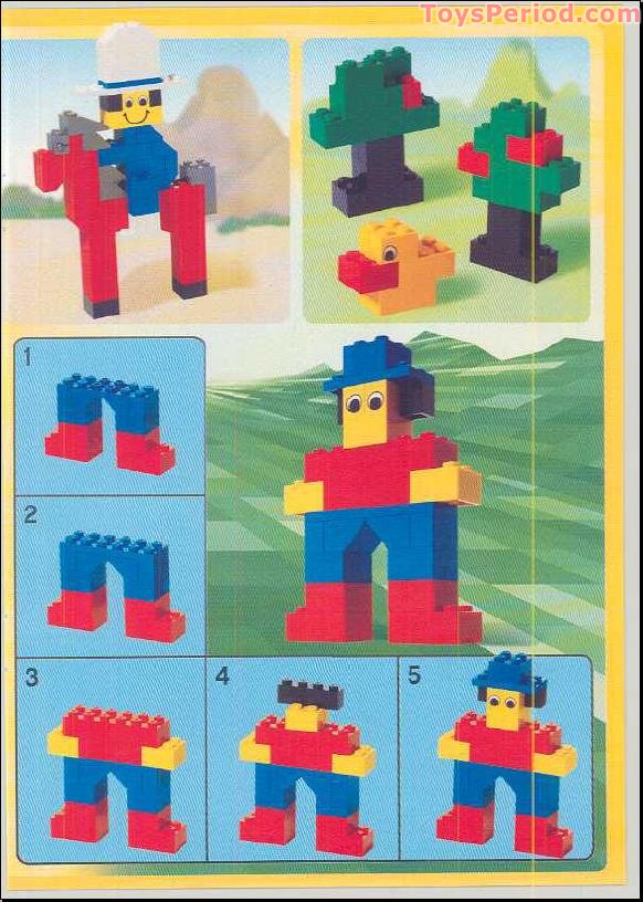 LEGO 4278 Blue Tub Instructions and Parts List