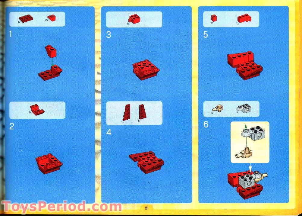 LEGO 4507 Prehistoric Creatures Instructions and Parts List