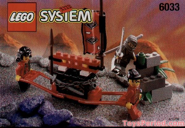LEGO 6033 Treasure Transport Instructions and Parts List